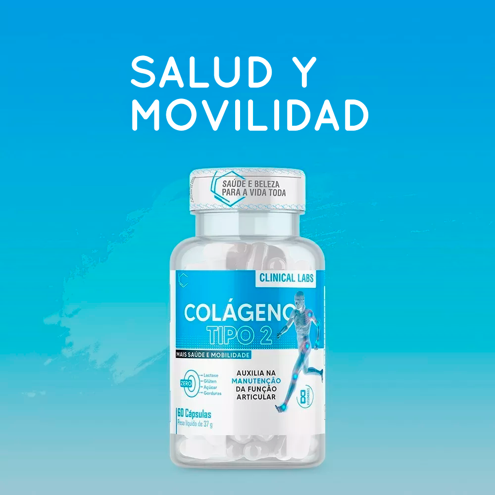 Colageno Tipo 2 + Vitaminas Rodilla Y Articulaciones 60 Caps – Energy ...