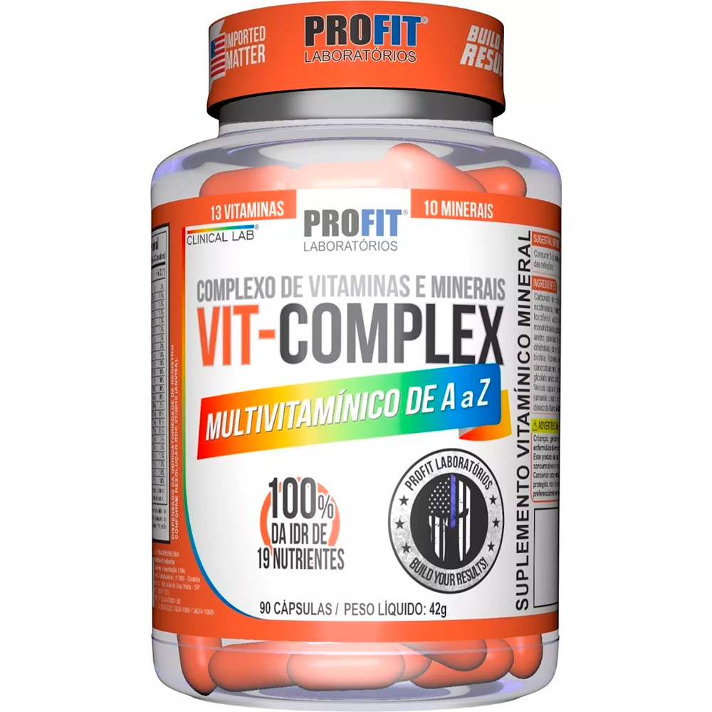 Multivitamínico De La A A La Z - Vit Complex - 90 Cápsulas – Energy ...